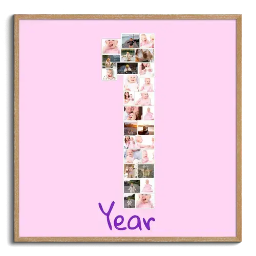 Create a Photo Collage as a Number or Year from 0-9999